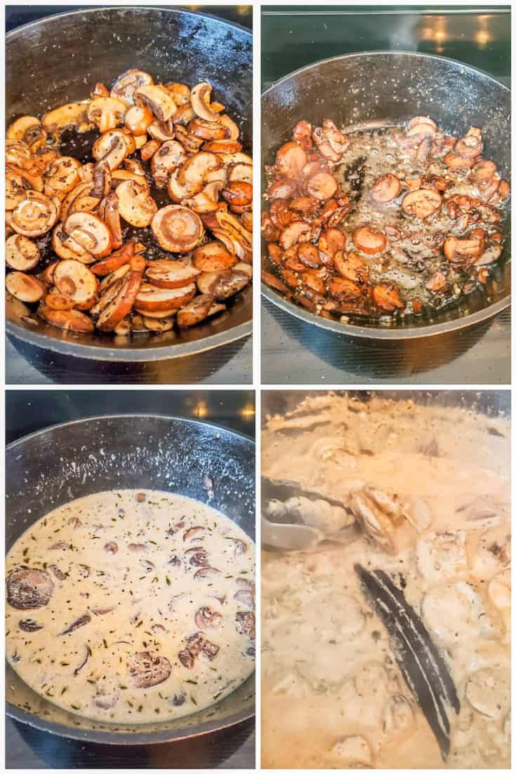 Creamy Mushroom Sauce Recipe with Thyme | Erhardts Eat