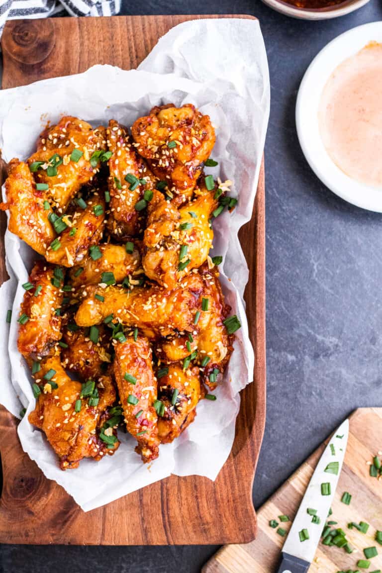 Baked Firecracker Chicken Wings Recipe - Erhardts Eat