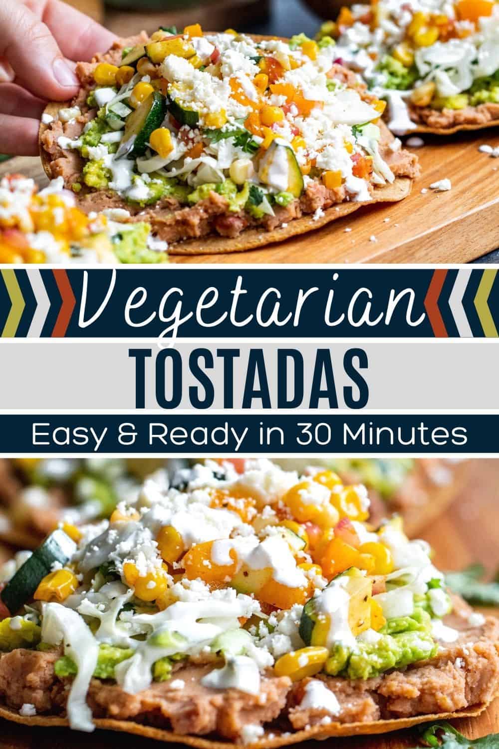 Vegetarian Tostadas Recipe with Cilantro Lime Slaw | Erhardts Eat