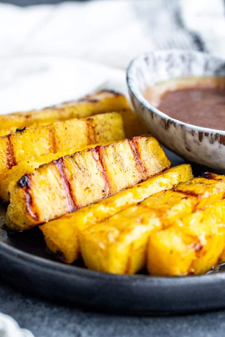Grilled Cinnamon Pineapple Spears Recipe - Erhardts Eat